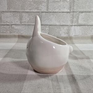 Creative Co-Op | Art | Small Ceramic Easter Bunny Rabbit Spring 6 White ...